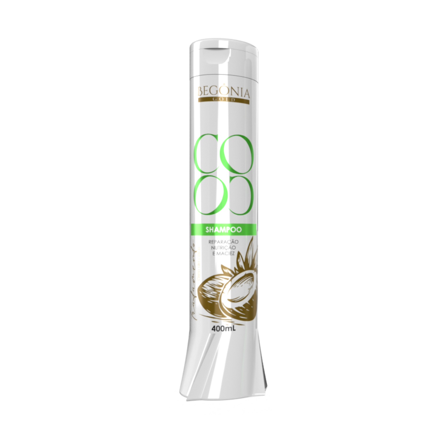 SHAMPOO COCO BEGONIA GOLD 400ML BEGONIA– Bio Cosméticos Distribuidora