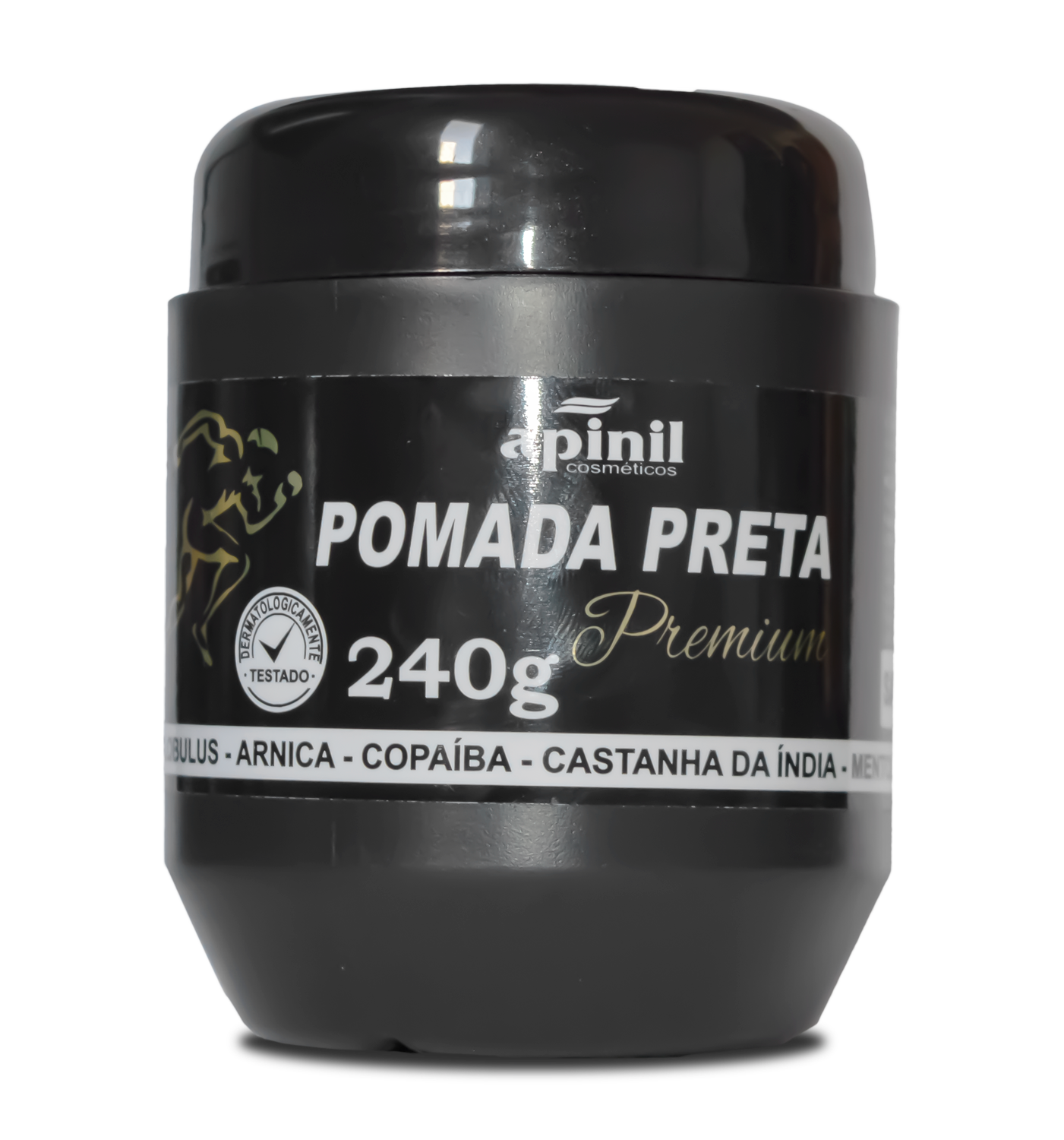 POMADA PRETA PREMIUM 240G APINIL– Bio Cosméticos Distribuidora