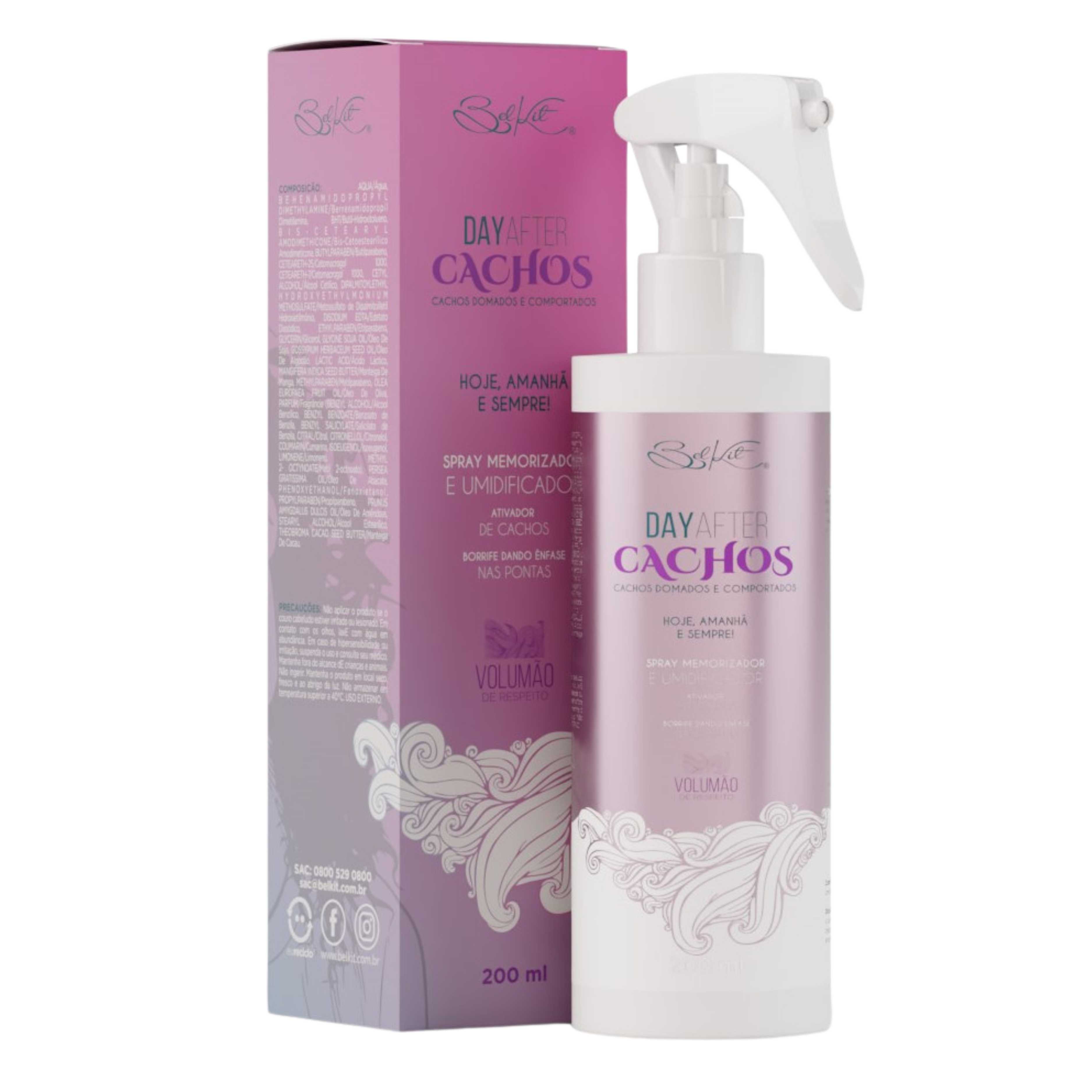 SPRAY DAY AFTER CACHOS PREMIUM 200ML BELKIT– Bio Cosméticos Distribuidora