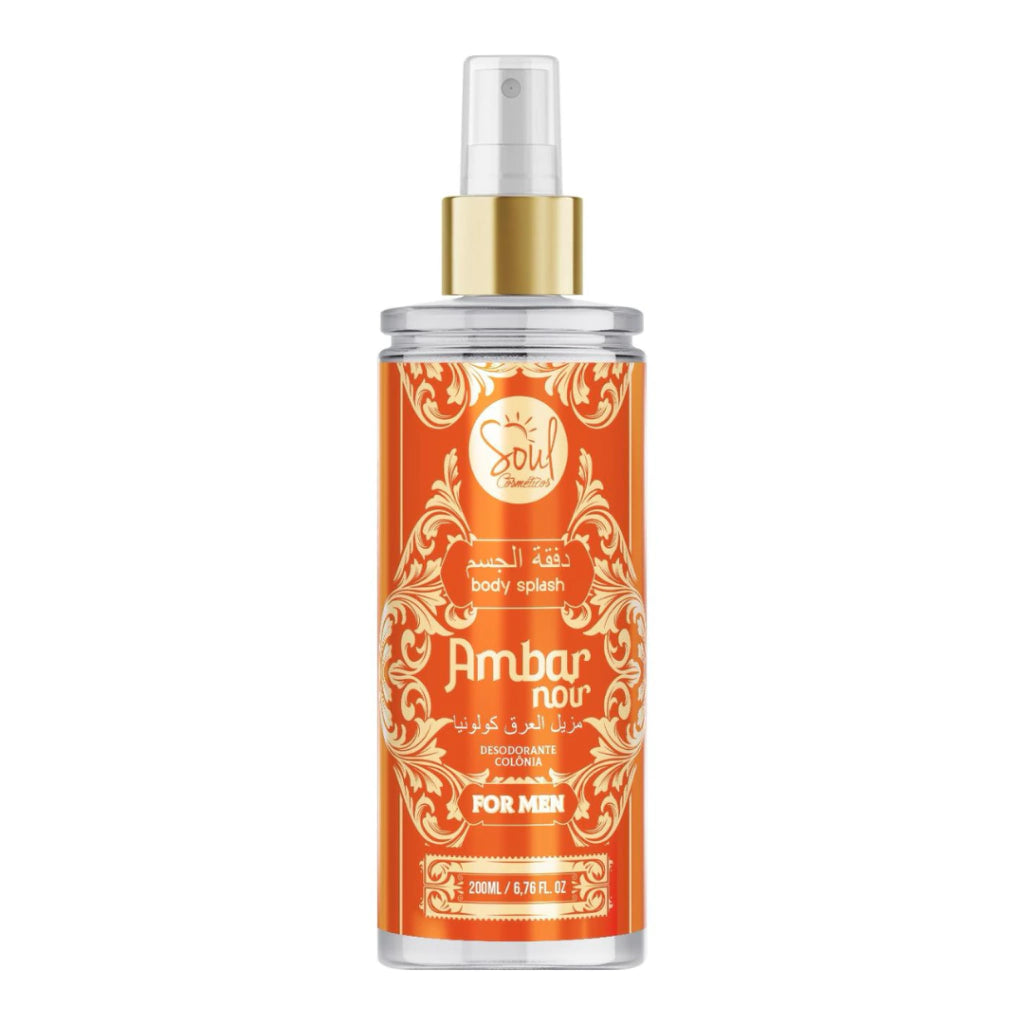 BODY SPRAY AMBAR FOR MEN 200ML SOUL– Bio Cosméticos Distribuidora